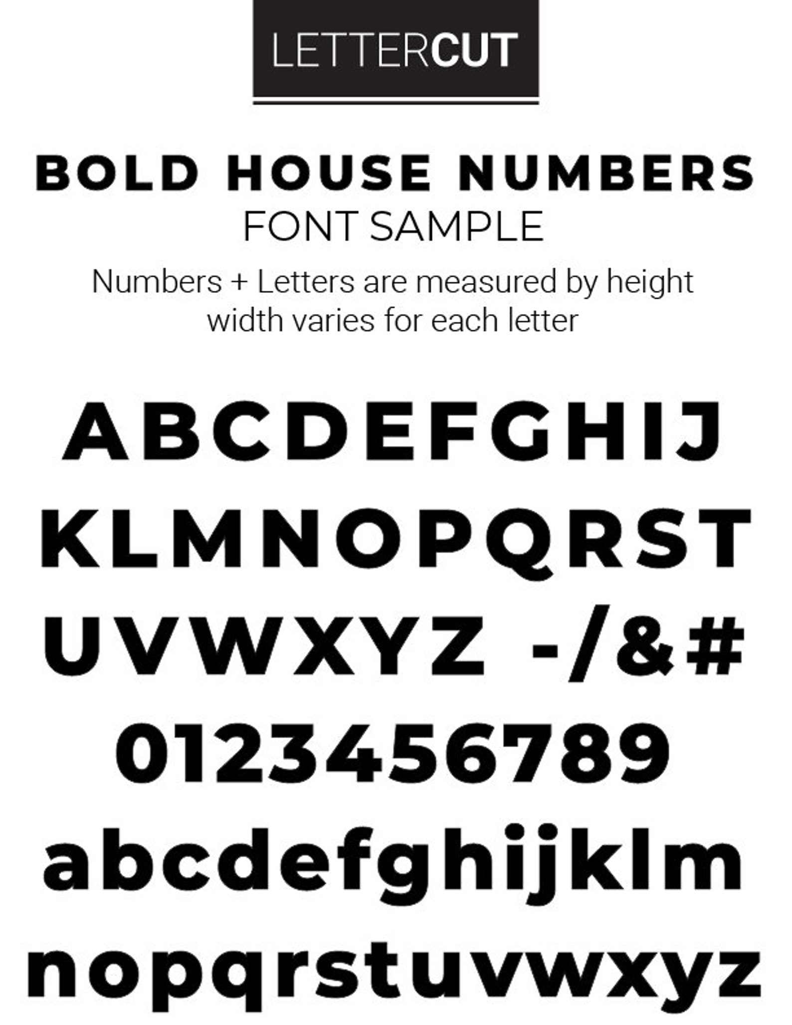5 Inch White BOLD RETRO House Numbers for Modern Home Address | Etsy