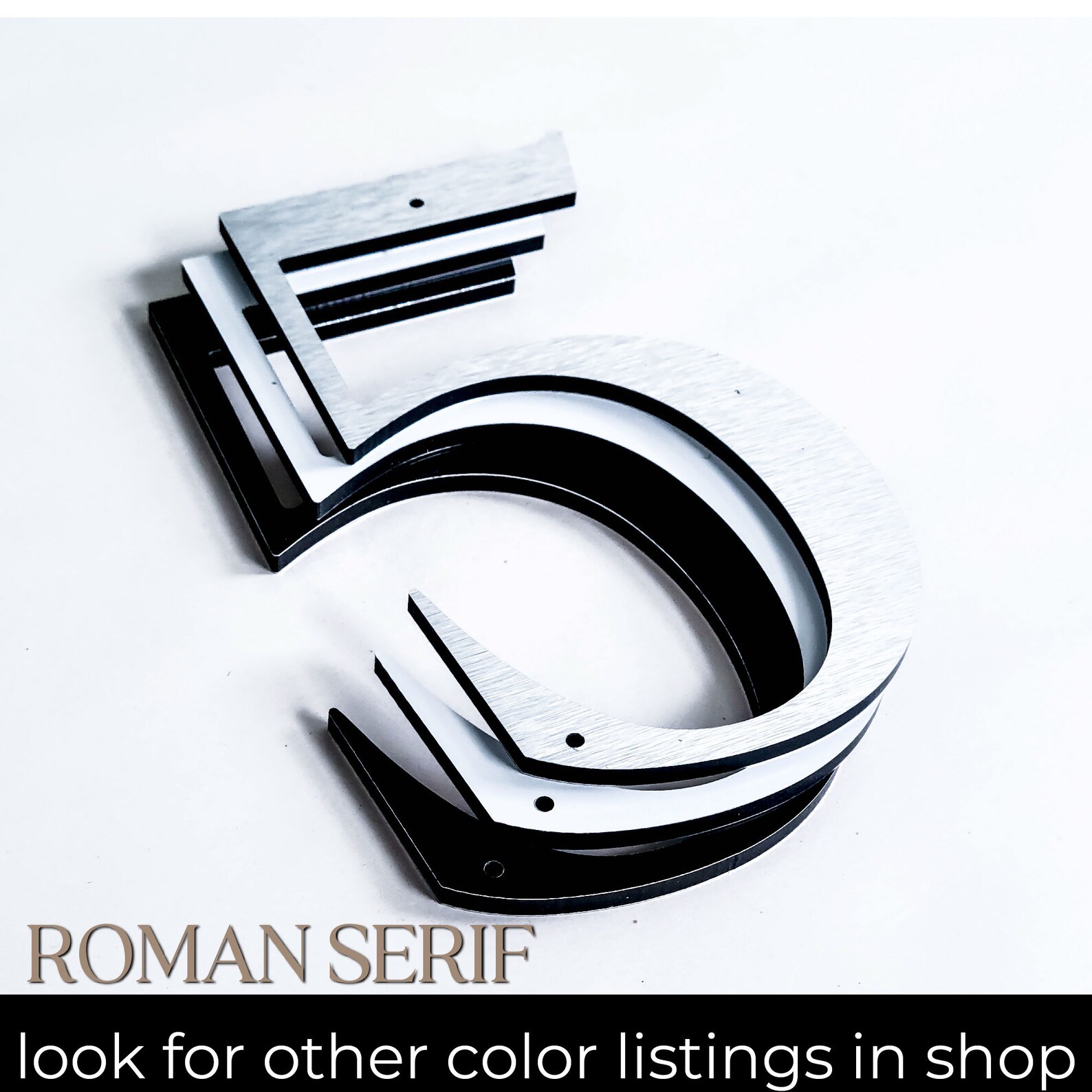 ROMAN SERIF White Sign Letters for Street Address Signs and - Etsy