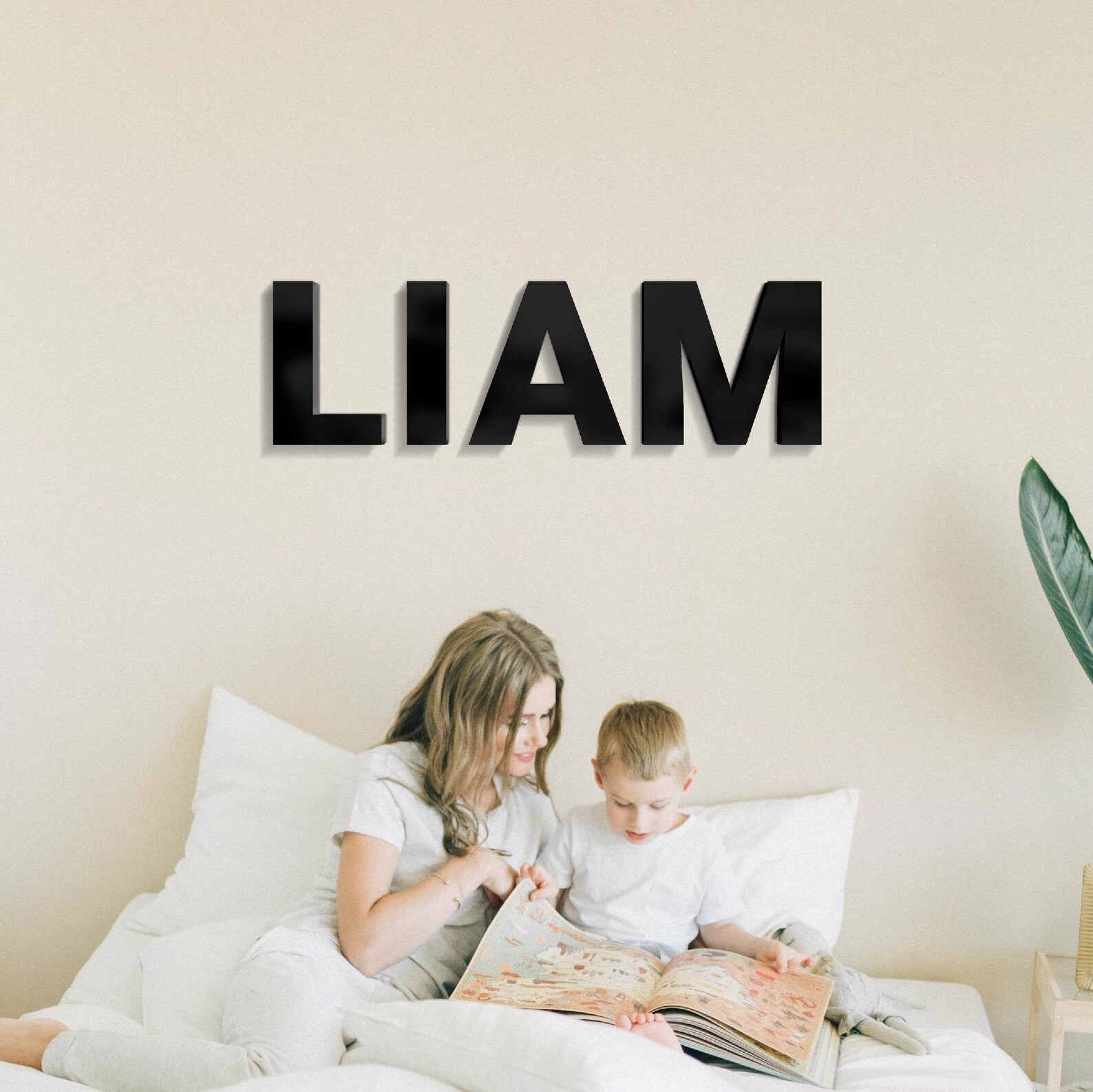 Baby Name Sign Large Wooden Letters for Nursery Decor | Etsy