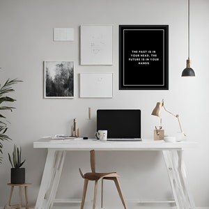 The Past is in Your Head, the Future is in Your Hands Motivational ...