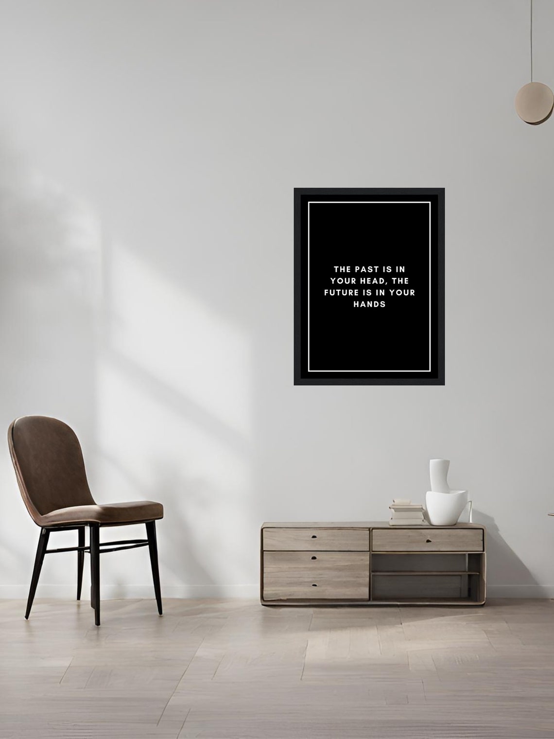 The Past is in Your Head, the Future is in Your Hands Motivational ...