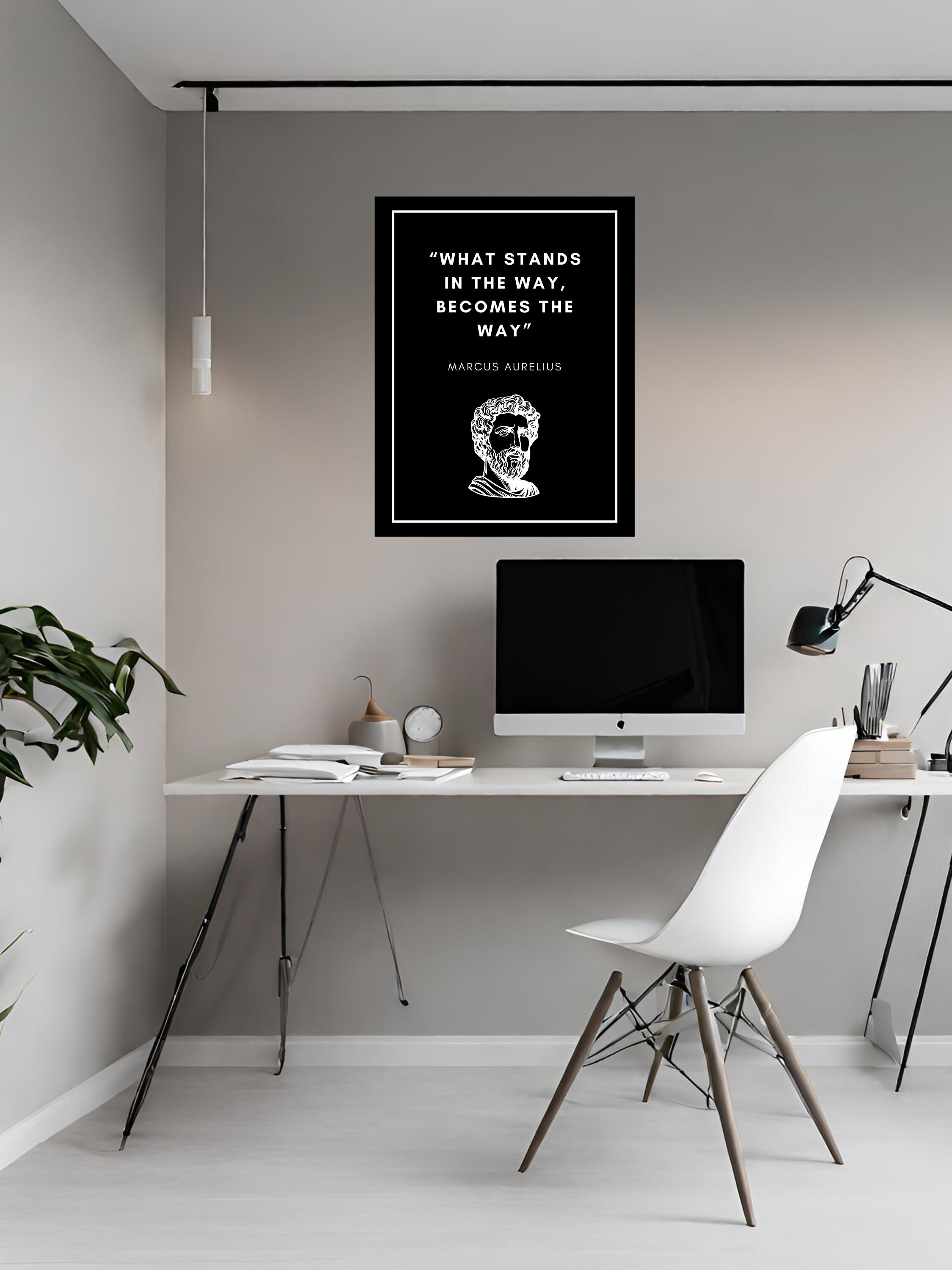 What Stands in the Way Becomes the Way by Marcus Aurelius Stoic ...