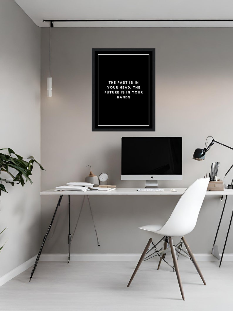 The Past is in Your Head, the Future is in Your Hands Motivational ...