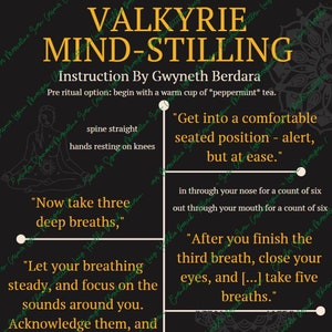 Valkyrie Mind-stilling Infographic Black - Etsy