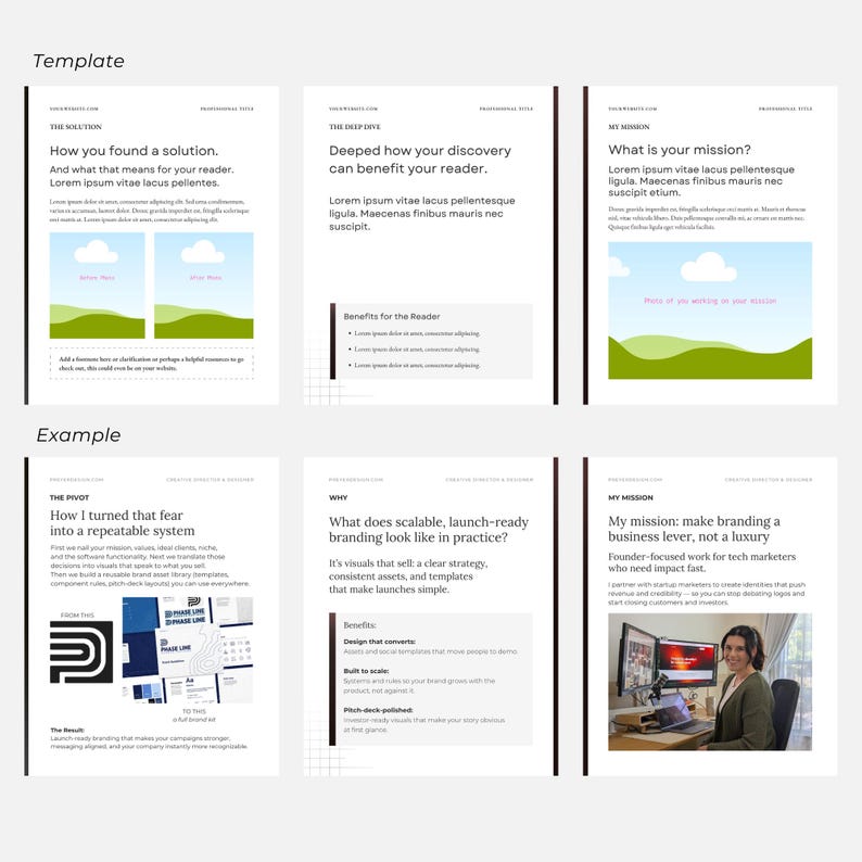 Editable Canva Carousel Template: Storytelling for Linkedin & Instagram ...