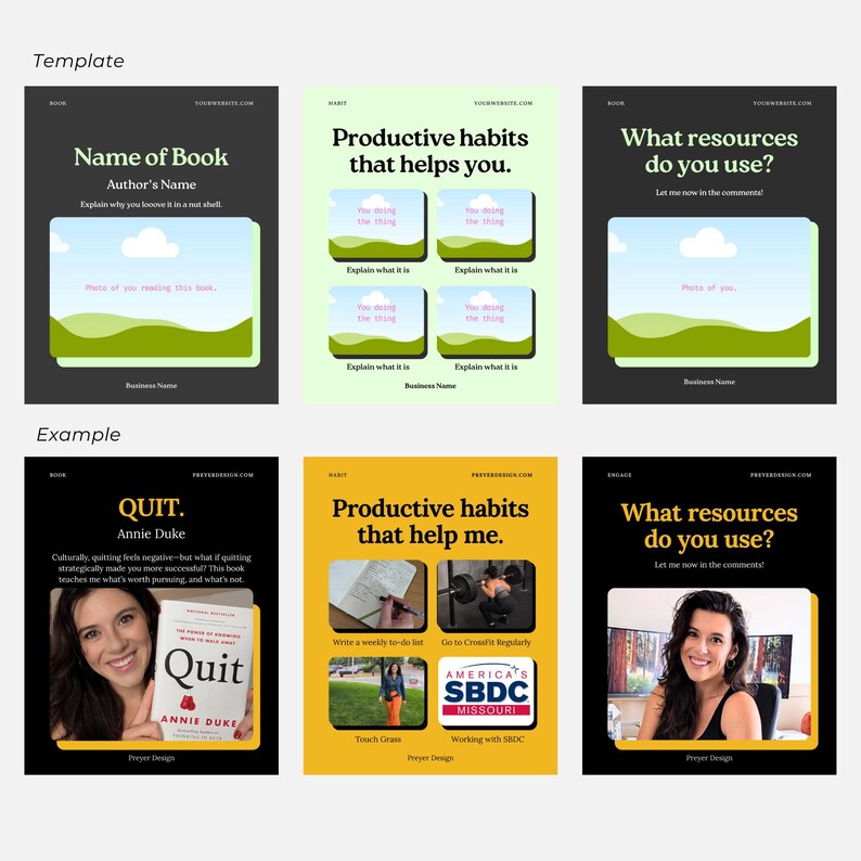 Editable Canva Carousel Template: Storytelling Marketing for Instagram ...