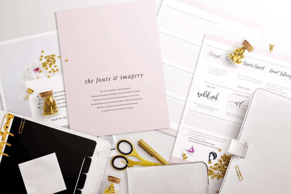 Logo Design Worksheet, Logo Blueprint, Logo Brainstorming Worksheet ...