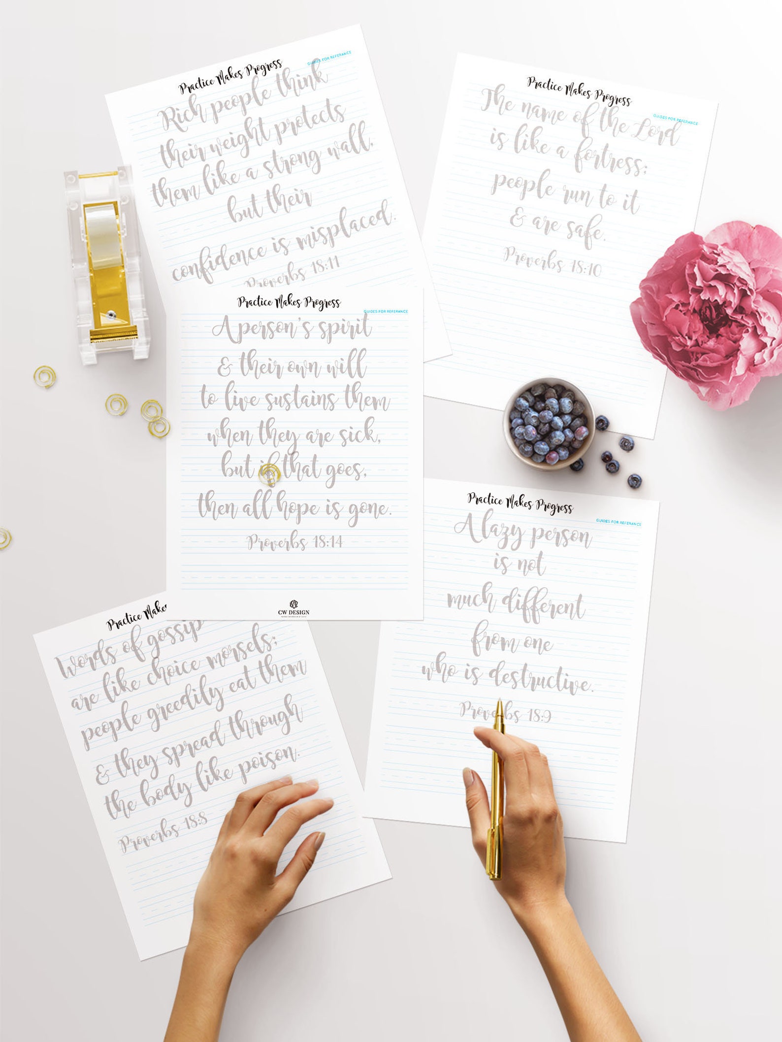 20 Bible Verses Hand Lettering Practice Sheets Calligraphy | Etsy