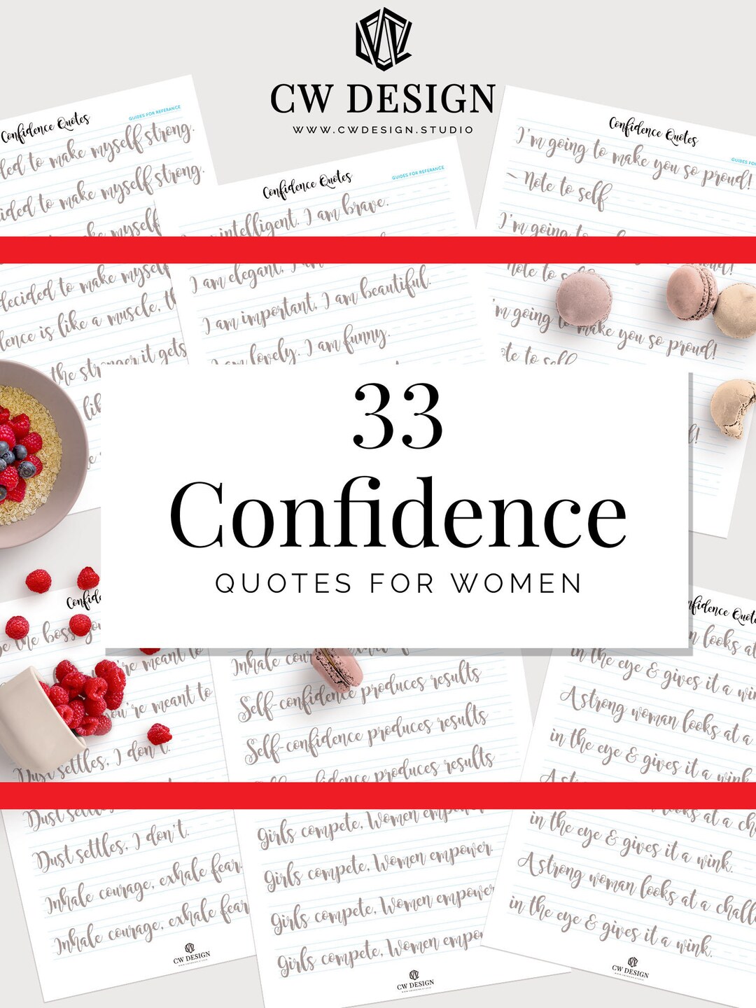 Hand Lettering Practice Sheets, Confidence Quotes for Women, Practice ...