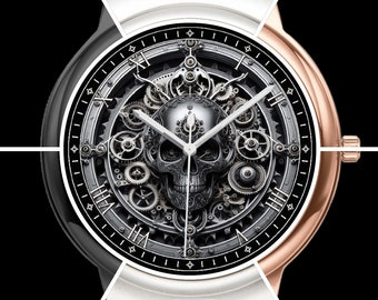 Gothic Skull Watch Art Photo Watch Steampunk Watch Man Watch Man ...