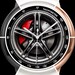 Luxury Car Watch Hollow Out Art Photo Car Wheel Rim Hub Man Watch Man ...