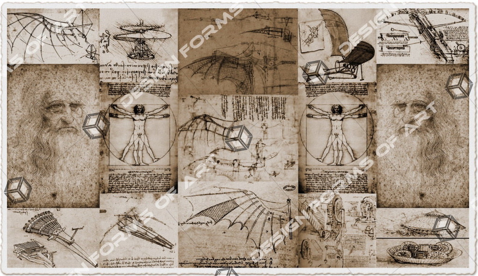 Leonardo Da Vinci, Da Vinci Prints, Instant Digital Download, Download ...
