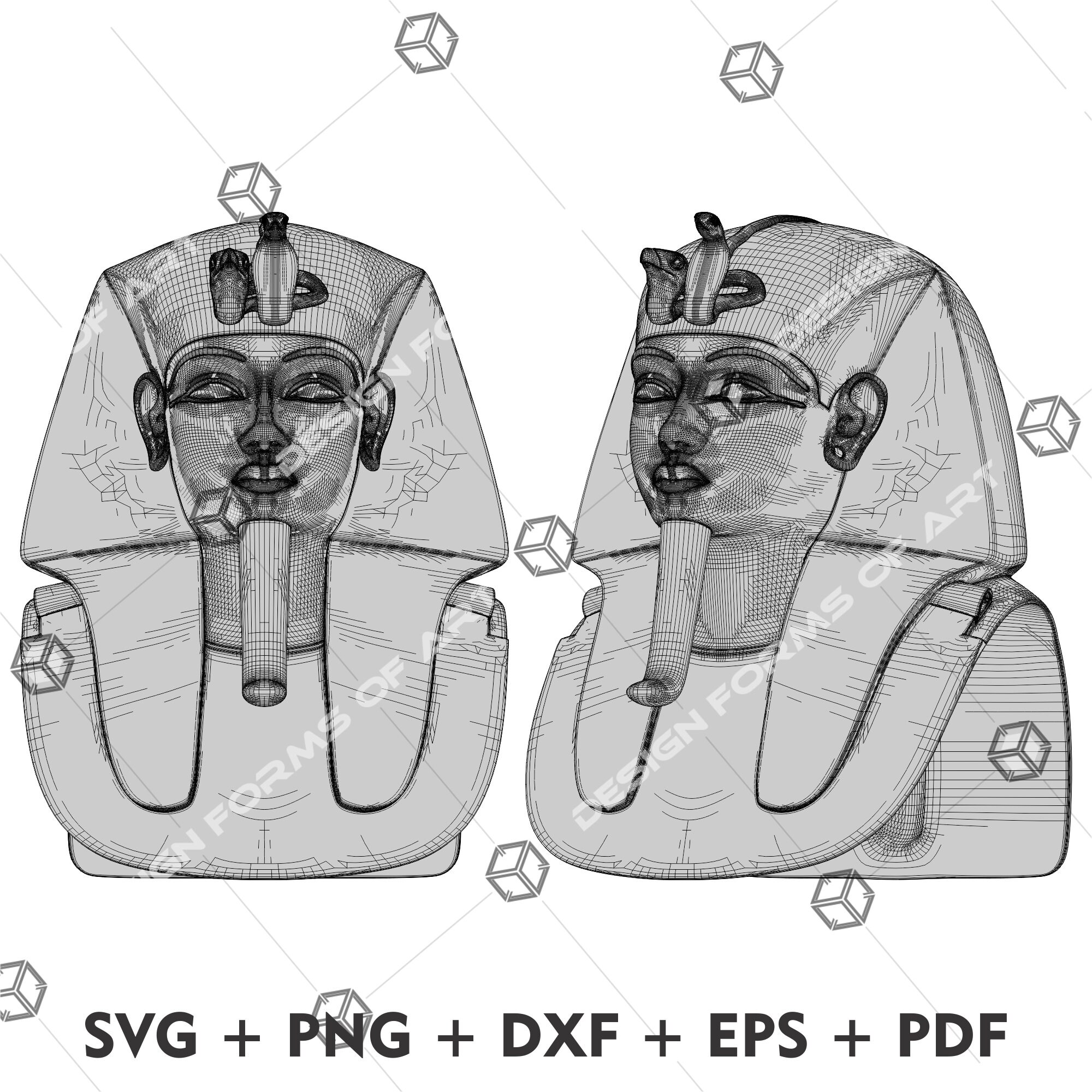 Tutankhamun Bundle SVG, King Tut Svg, Pharaoh Svg, Egypt Svg, Ancient ...