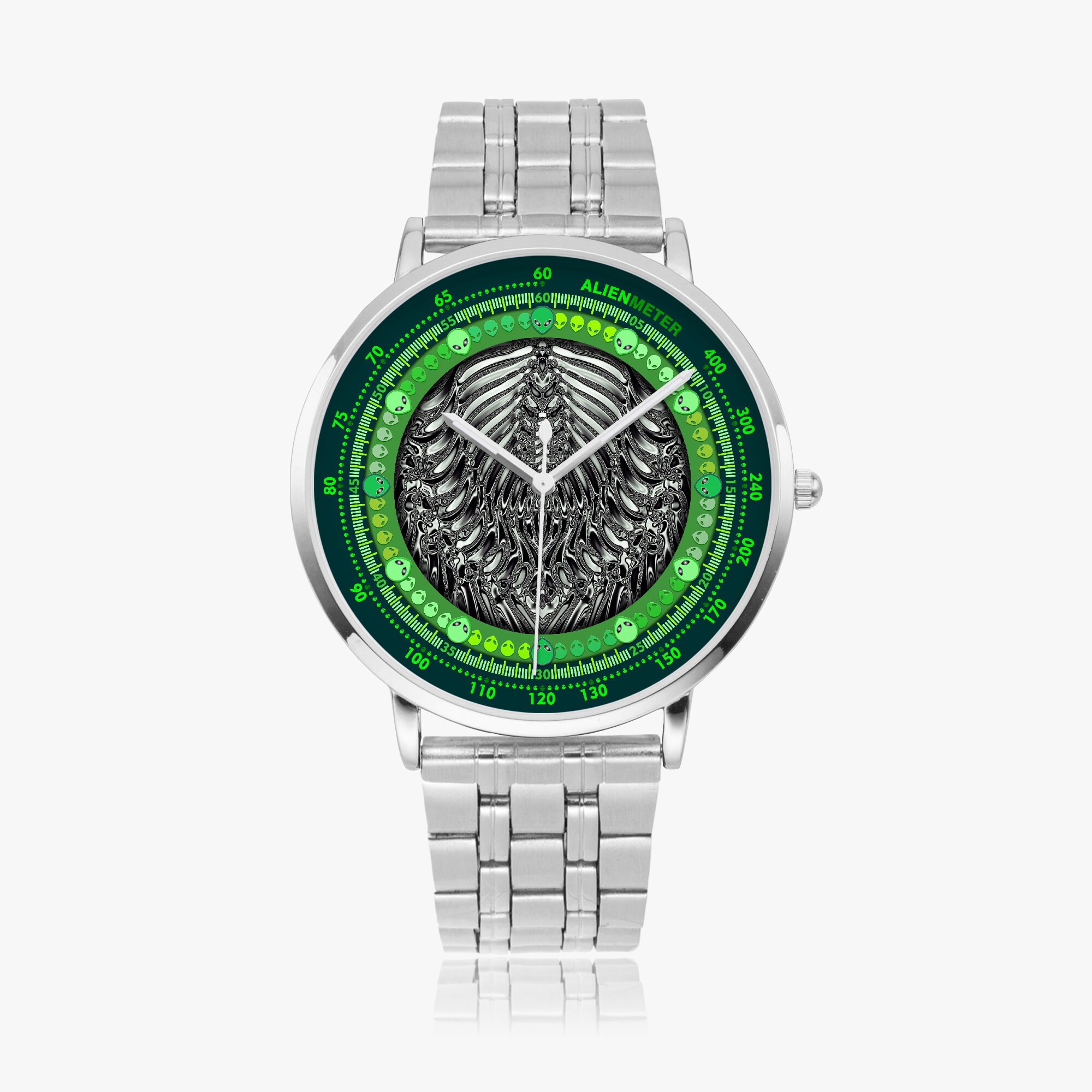 Custom Alien Skeleton Watch Man Watch Man Watches Woman Watches Gift ...