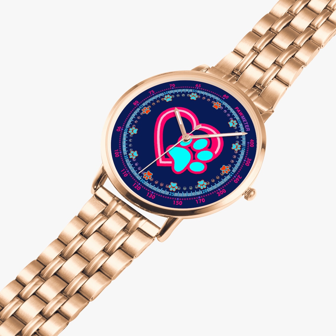 Custom Dog Paw in Hearth Watch Man Watch Man Watches Woman Watches Gift ...