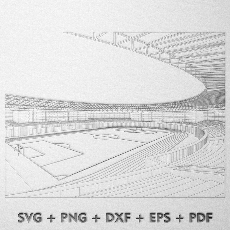 Football Stadium SVG, Stadium Svg, Football Svg, Soccer Stadium Svg ...