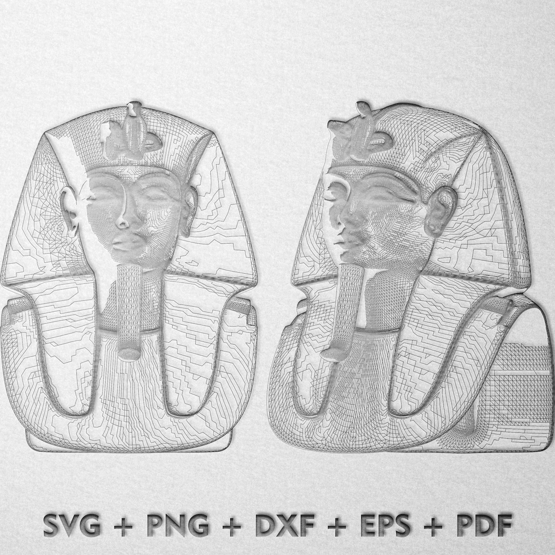 Tutankhamun Bundle SVG, King Tut Svg, Pharaoh Svg, Egypt Svg, Ancient ...