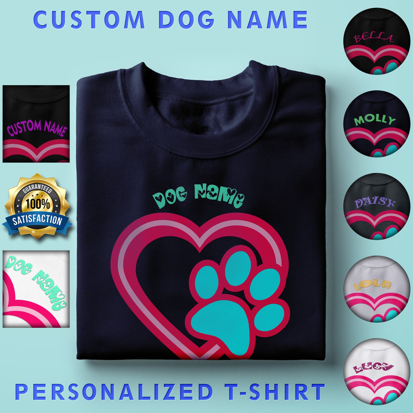 Custom Pet Shirt Name Custom Dog Shirt Personalized Dog Shirt Custom ...