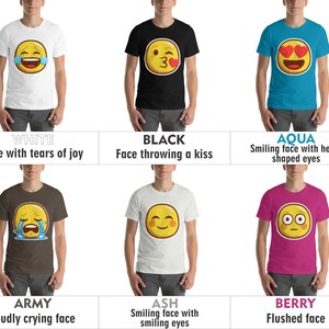 Custom Tshirt | Custom | Personalized Shirt | Custom Emoji Shirt ...