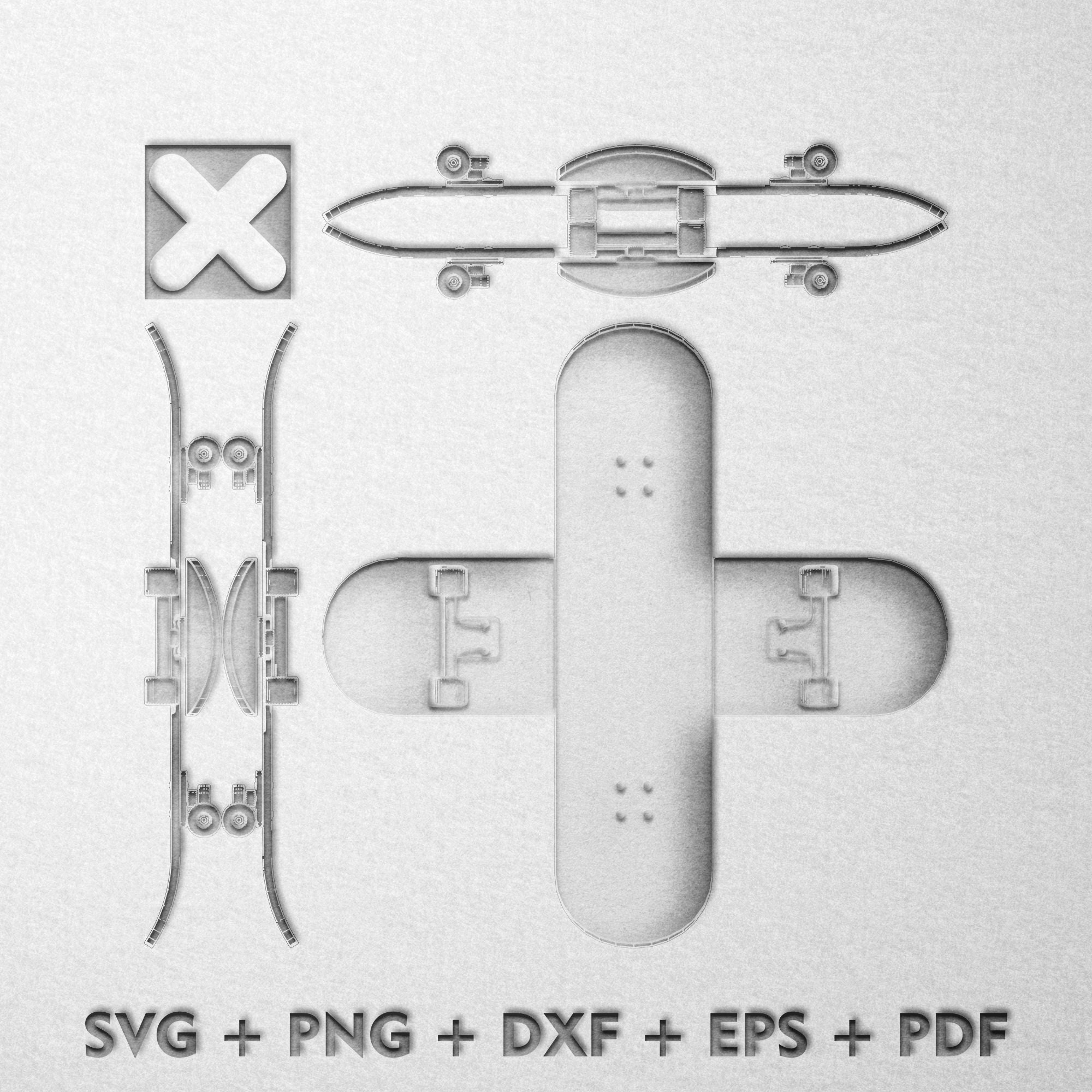 Skateboard Bundle SVG, Skateboard Svg, Skateboarding Svg, Skateboard ...