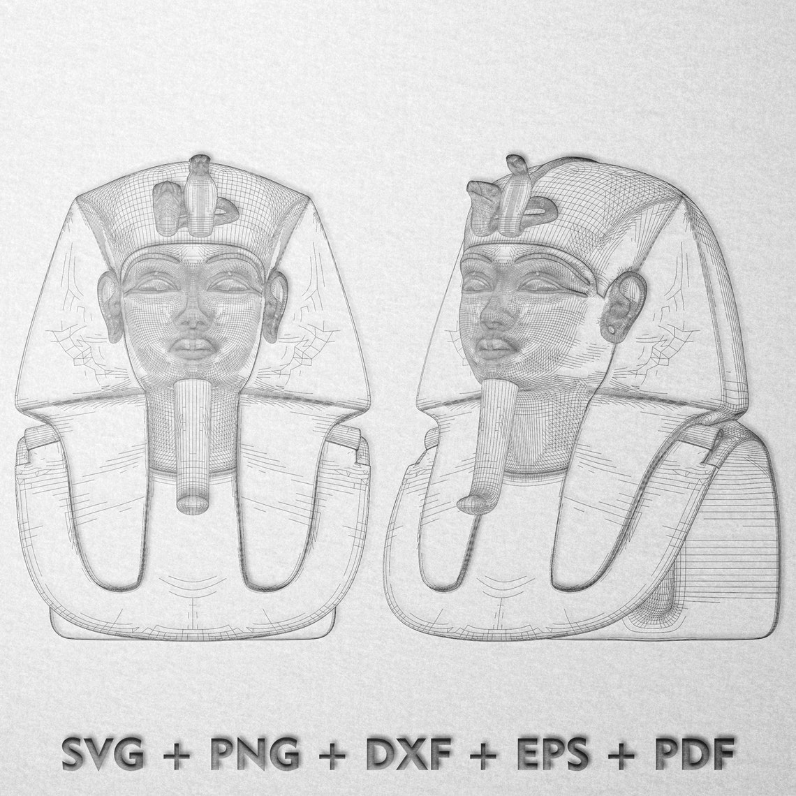 Tutankhamun Bundle SVG, King Tut Svg, Pharaoh Svg, Egypt Svg, Ancient ...