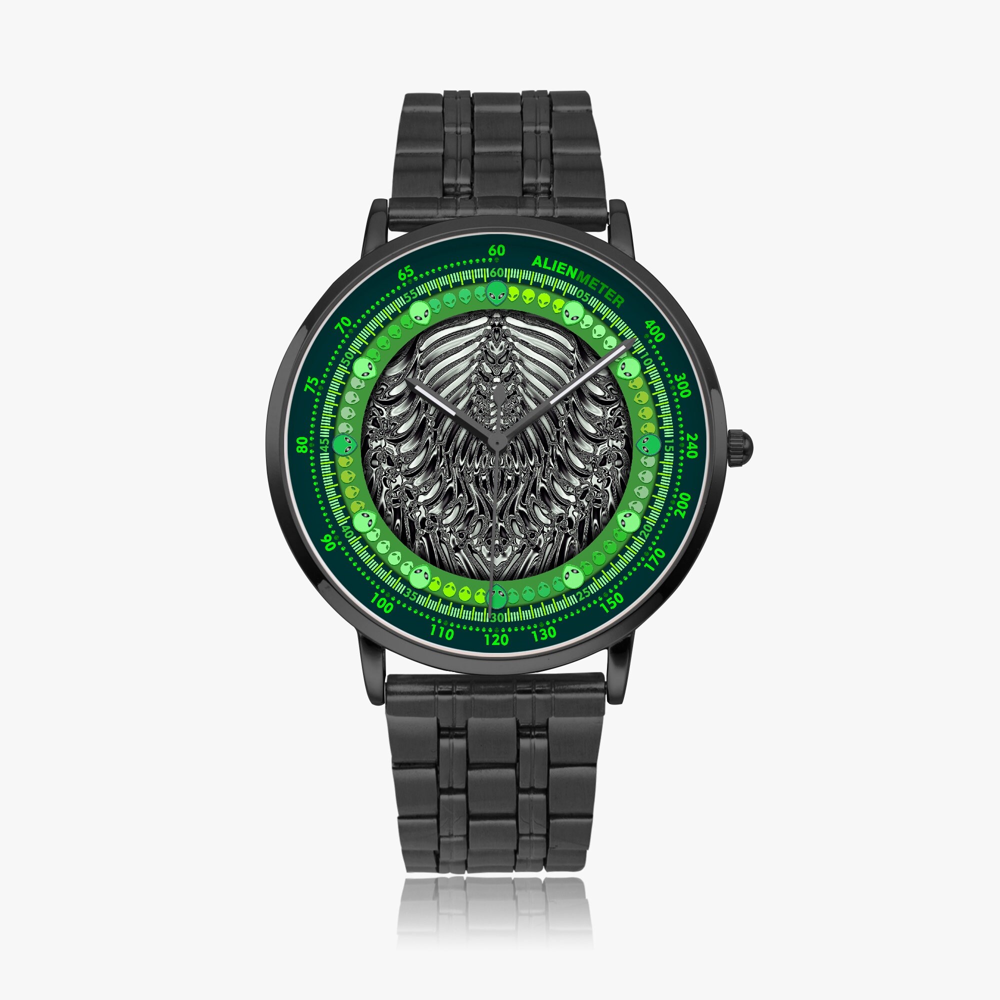 Custom Alien Skeleton Watch Man Watch Man Watches Woman Watches Gift ...