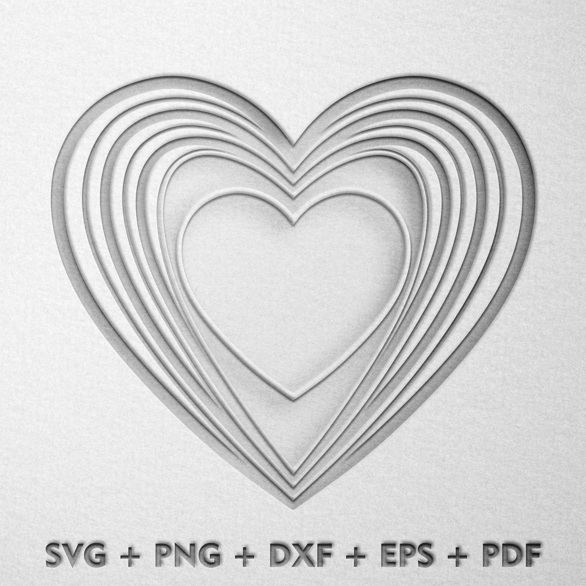 Heart Bundle Svg, Heart Outline Svg, Heart Cut Files, Heart Clipart ...