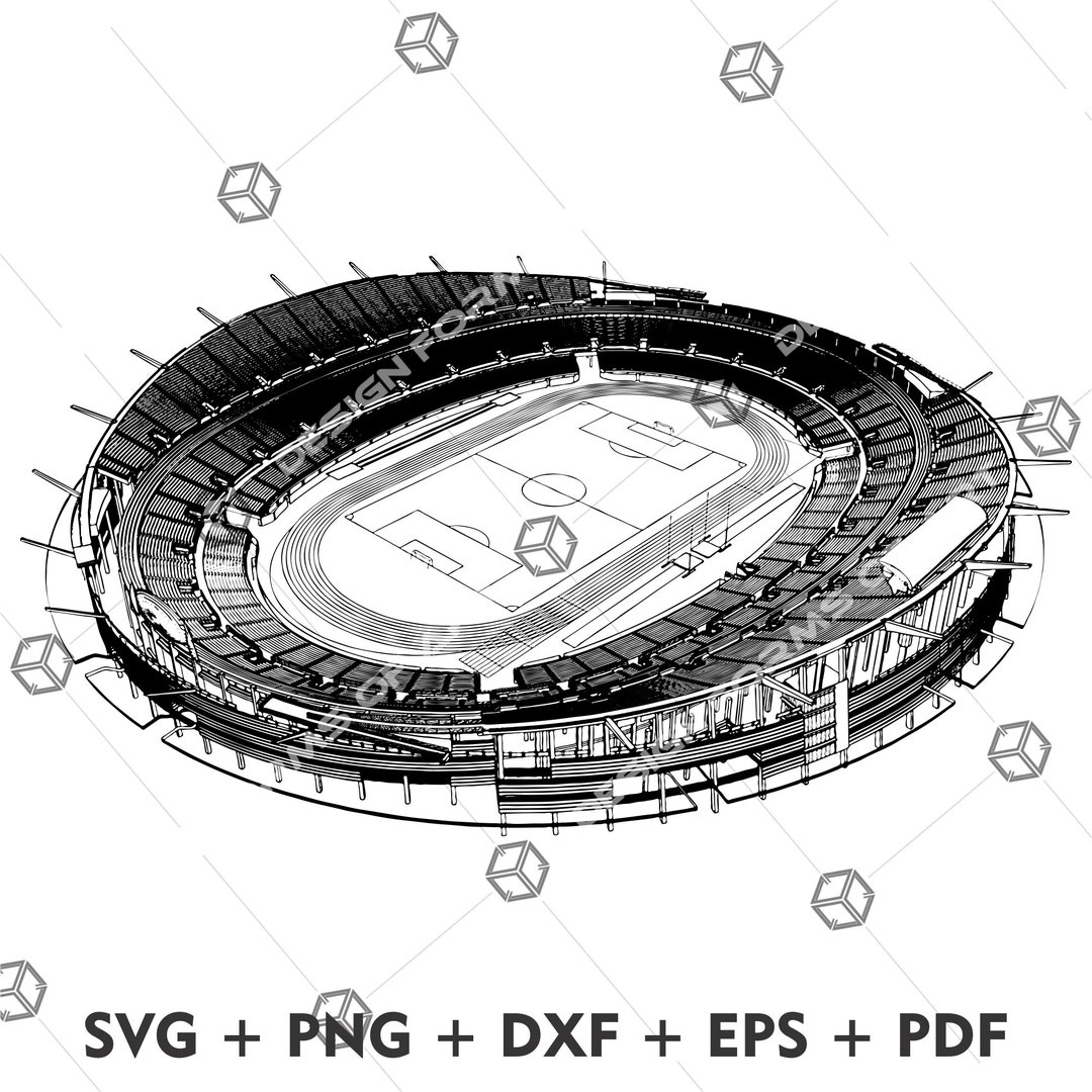 Football Stadium SVG, Stadium Svg, Football Svg, Soccer Stadium Svg ...