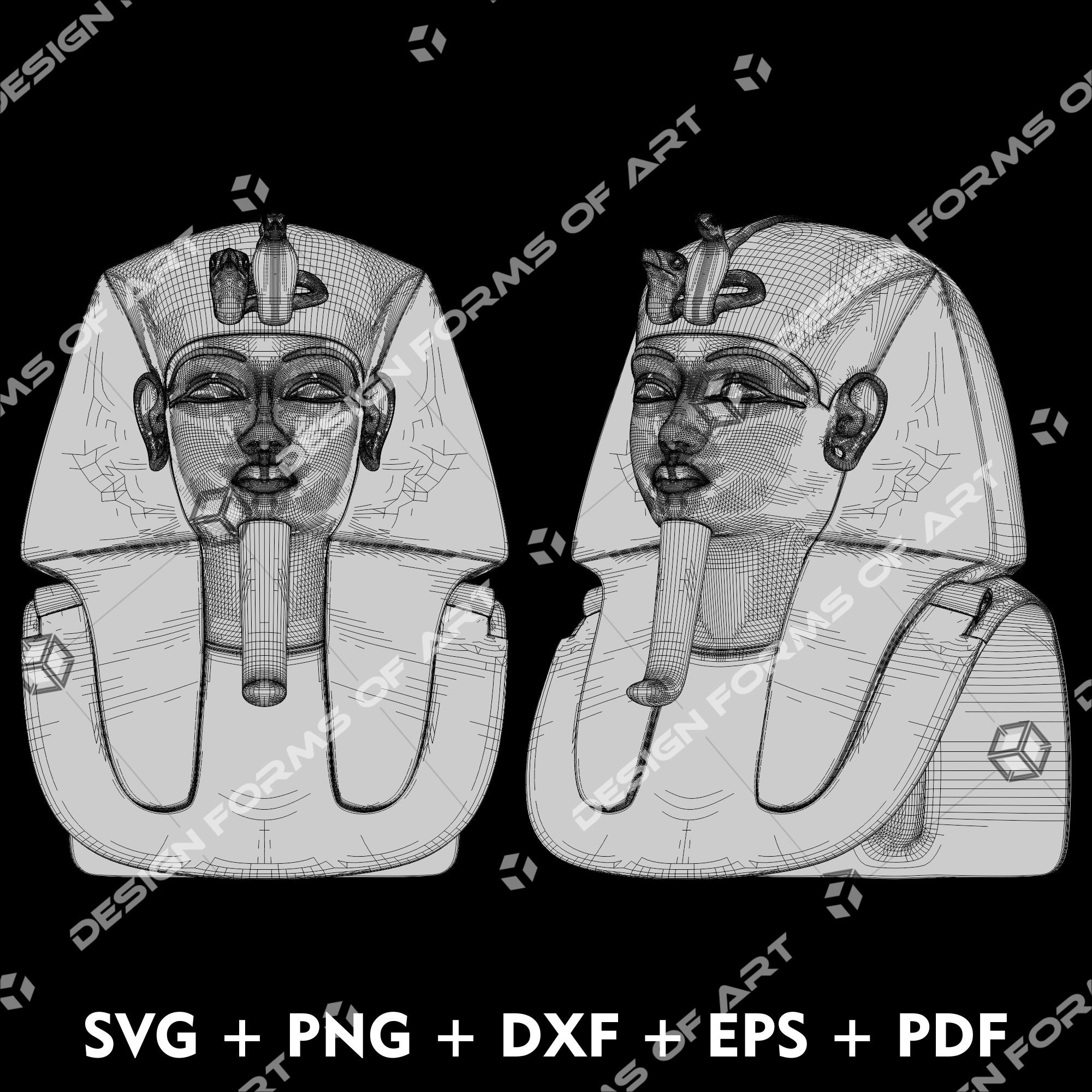 Tutankhamun Bundle SVG, King Tut Svg, Pharaoh Svg, Egypt Svg, Ancient ...