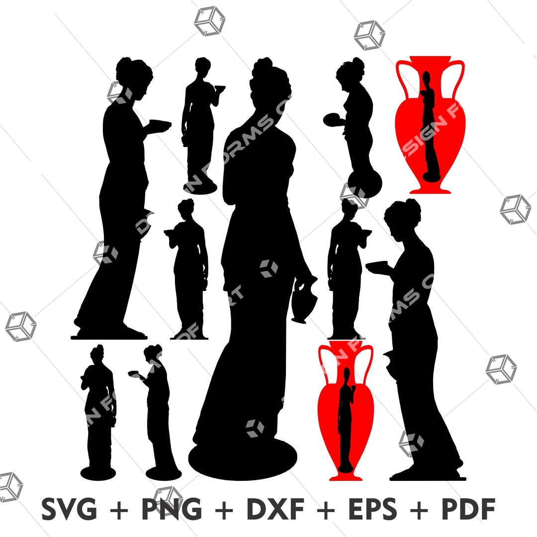Ancient Statue of Woman SVG, Venus Svg, Aphrodite Svg, Greek Statue Svg ...