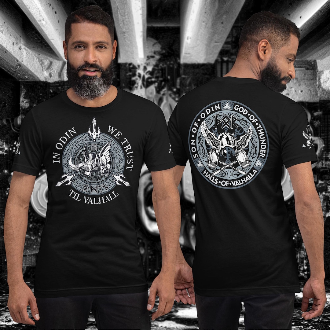 Odin and Thor Back to Back Shirt, Odin Thor Tshirt, Viking Shirt, Odin ...