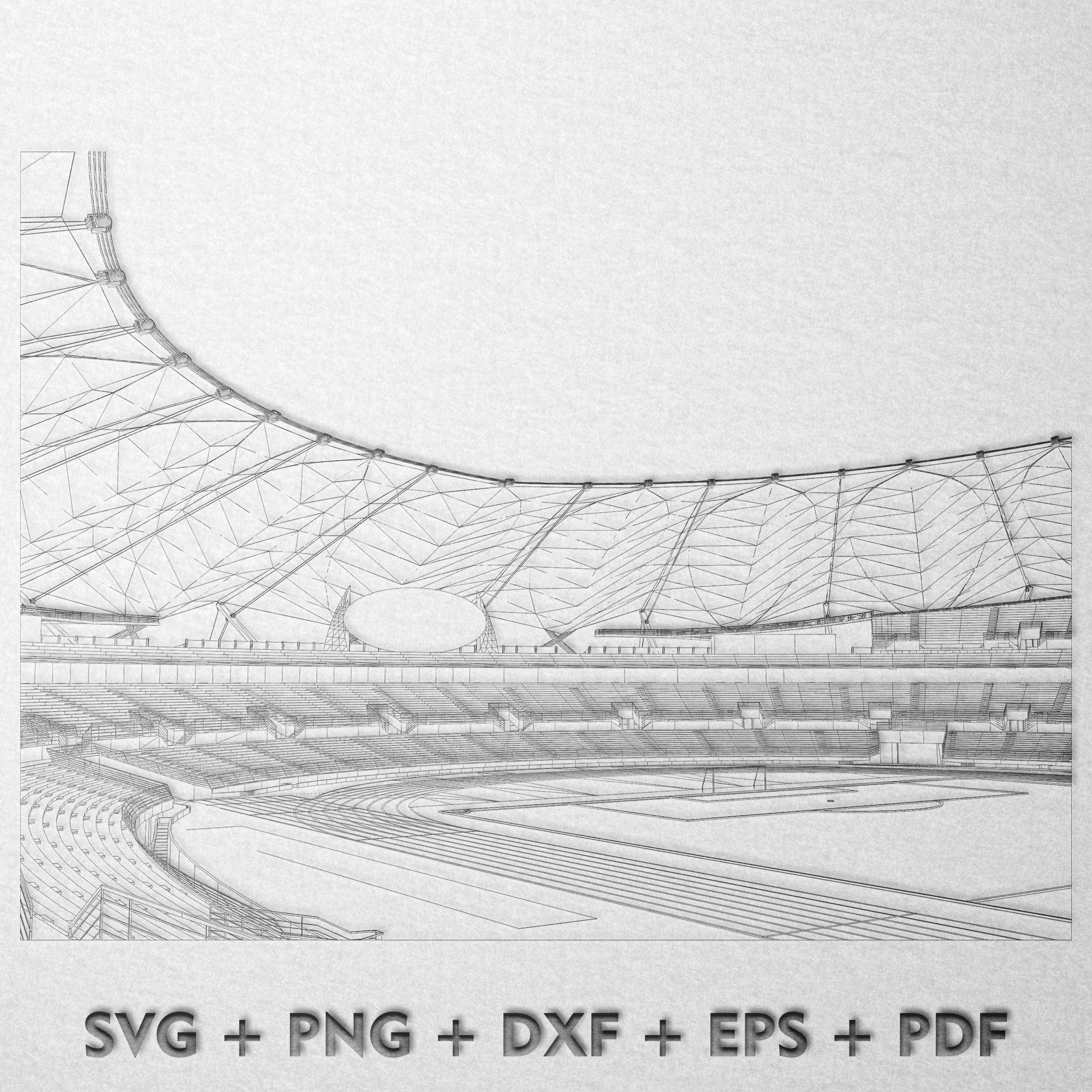 Football Stadium SVG, Stadium Svg, Football Svg, Soccer Stadium Svg ...