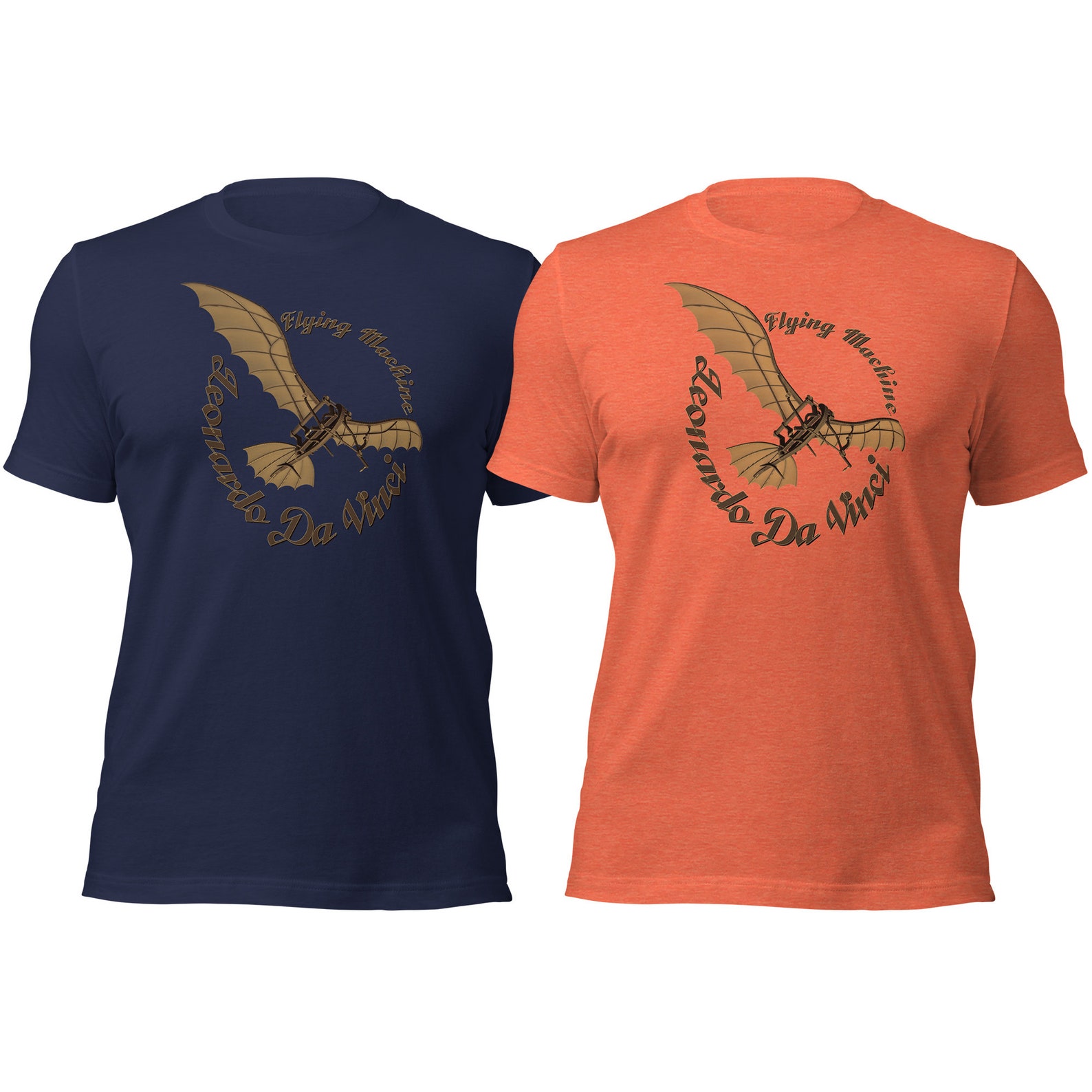 Leonardo Da Vinci Shirt Da Vinci Shirt Da Vinci Flying - Etsy