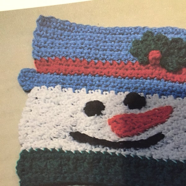Snowman Potholder - Etsy