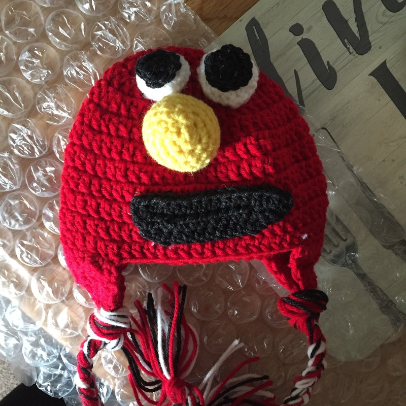 Elmo Hat - Etsy