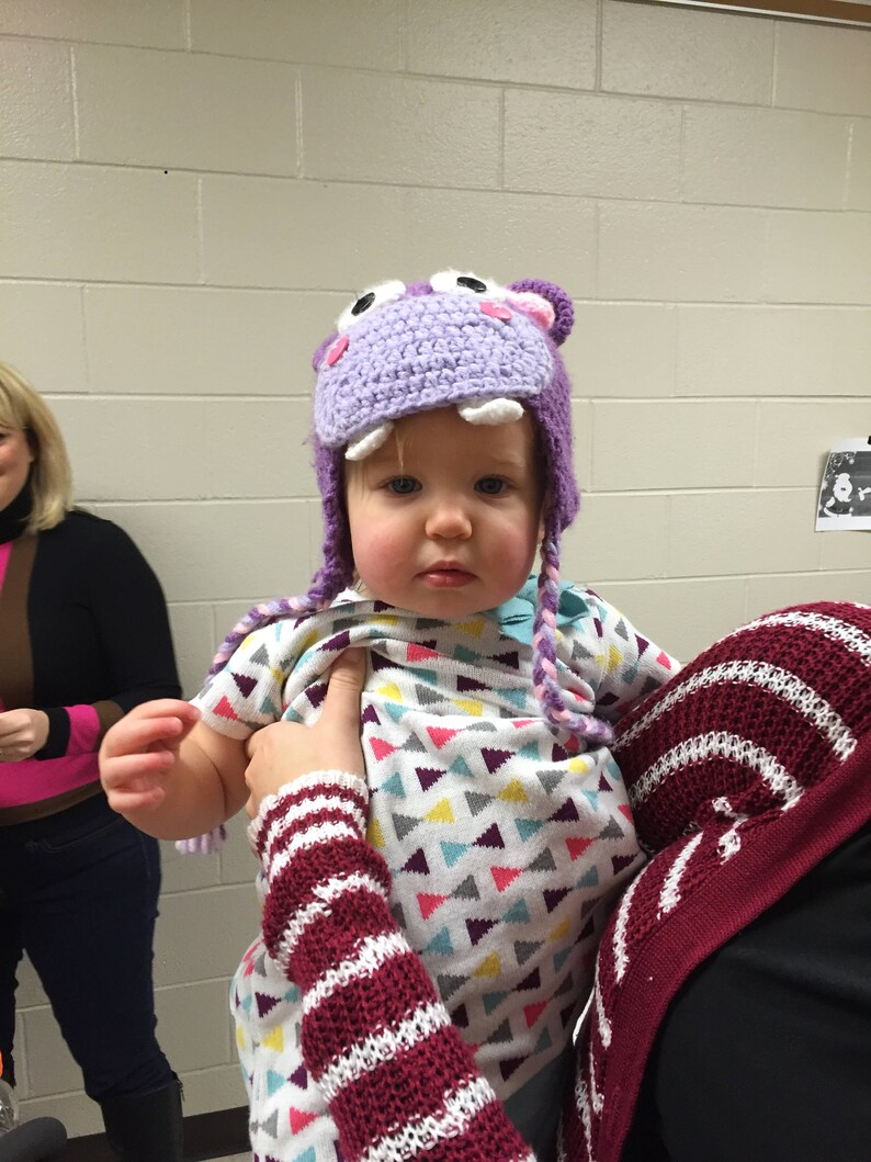 Handmade Fiona Hippo Hat Crochet Hippo Hat Farm Zoo Animal - Etsy