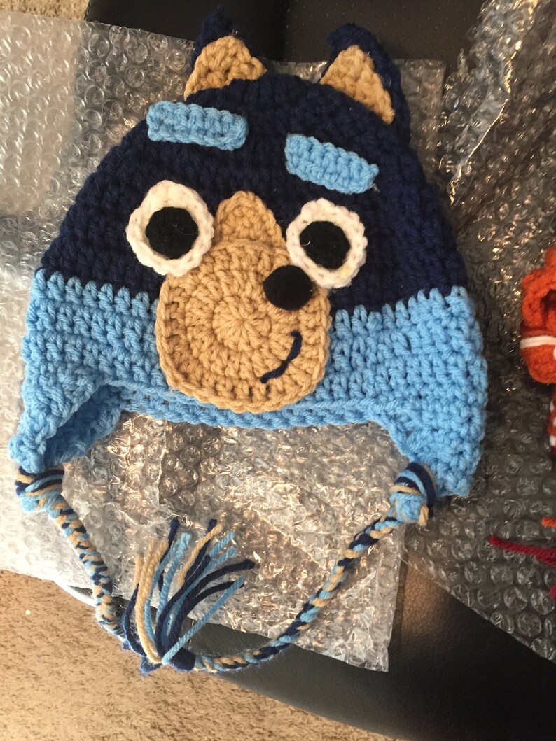 Bluey Chili Bingo Hat Crochet Bluey Bingo Hat Crochet Chili - Etsy