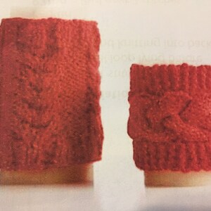 Candle Cozy Knit Cable, Cozy for Candle in Three Colors, Candle Knitted ...