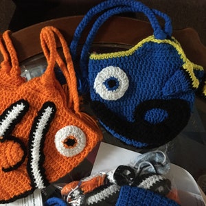Nemo Hat or Crochet Nemo Dory Hat Crochet Nemo or Dory Hat - Etsy