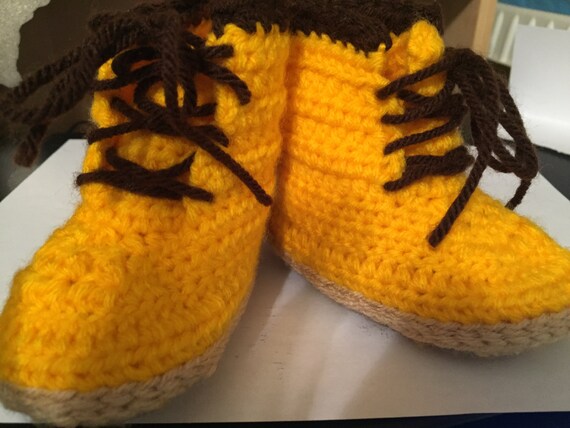 Woodland Baby booties construction booties NB to 3 years | Etsy