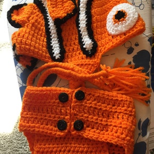 Nemo Hat or Crochet Nemo Dory Hat Crochet Nemo or Dory Hat - Etsy