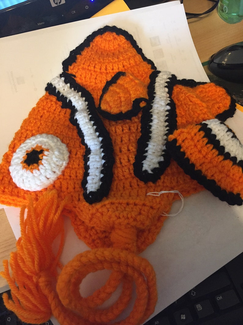 Nemo Hat or Crochet Nemo Dory Hat Crochet Nemo or Dory Hat - Etsy