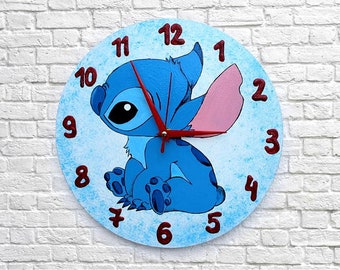 Stitch Wall Clock | Etsy UK