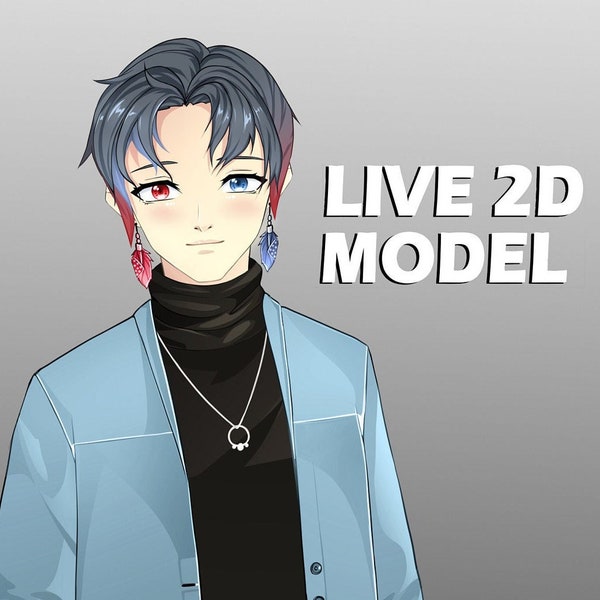 Vtuber Male Commission - Etsy Canada