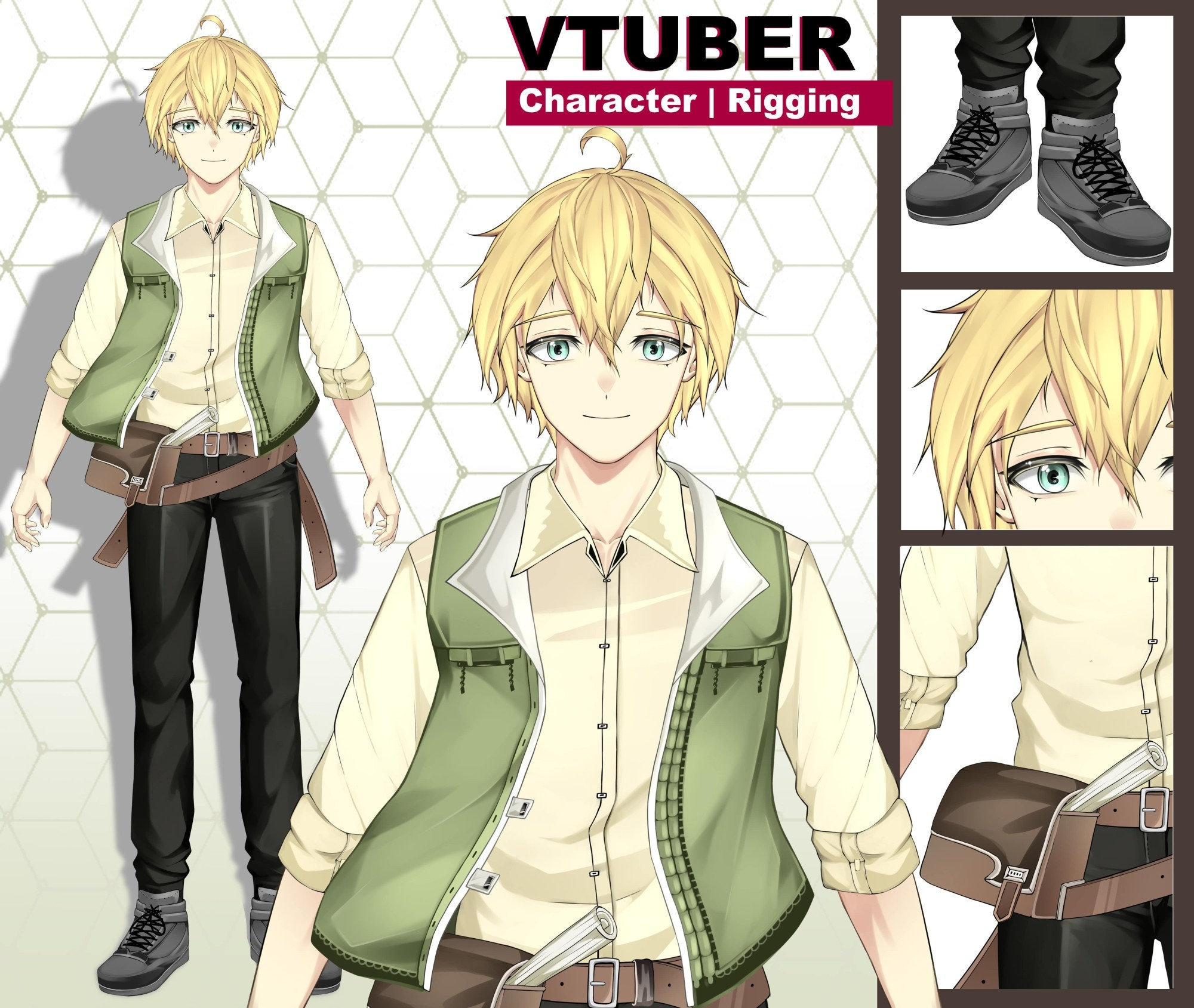 Vtuber model Design Based on your Idee's mit Rigging by - Etsy Schweiz