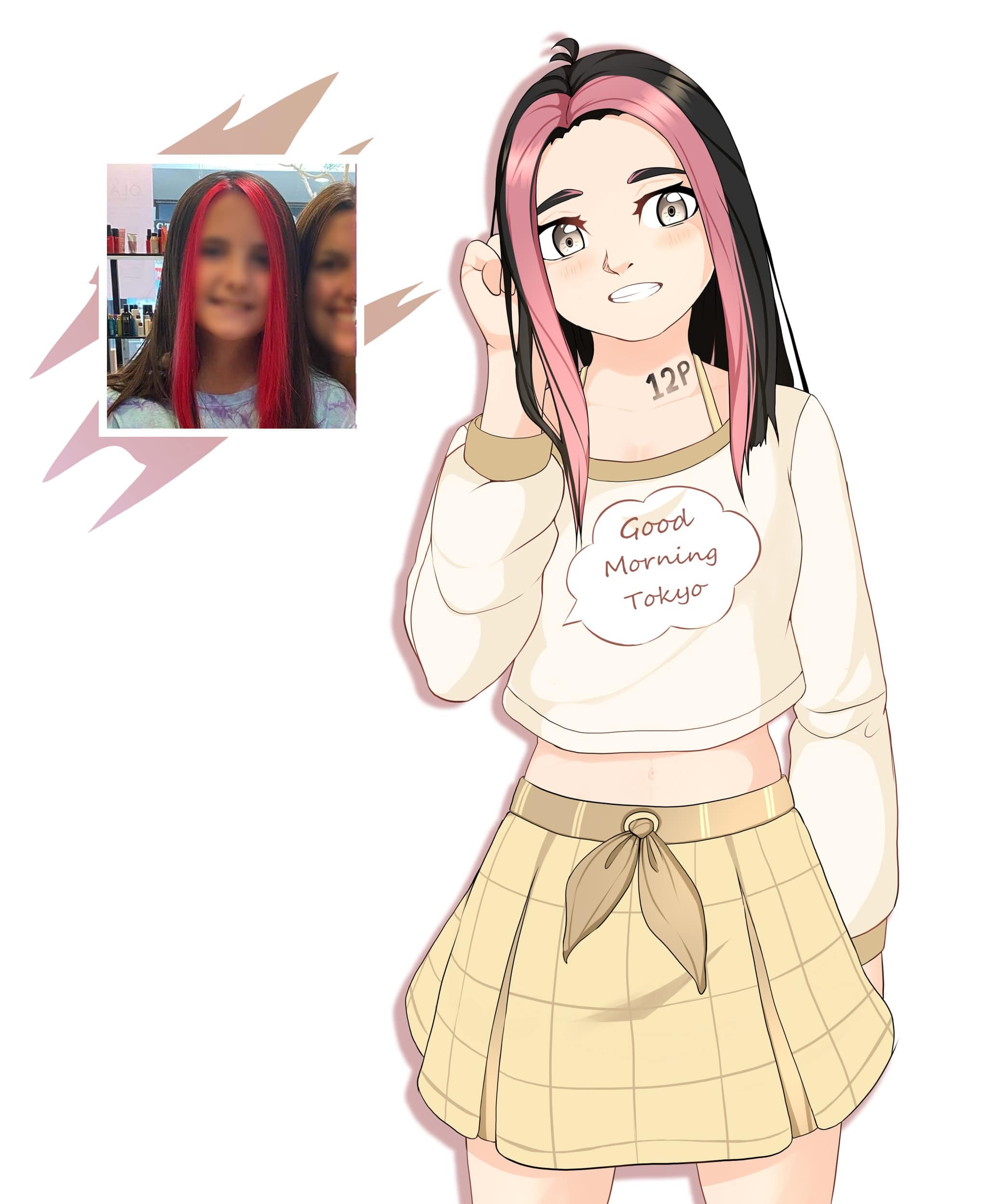 Custom Anime Art Commission Character Designanime Portraits - Etsy