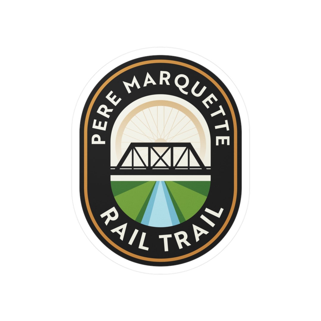 Pere Marquette Rail Trail Kiss-cut Vinyl Decal - Etsy