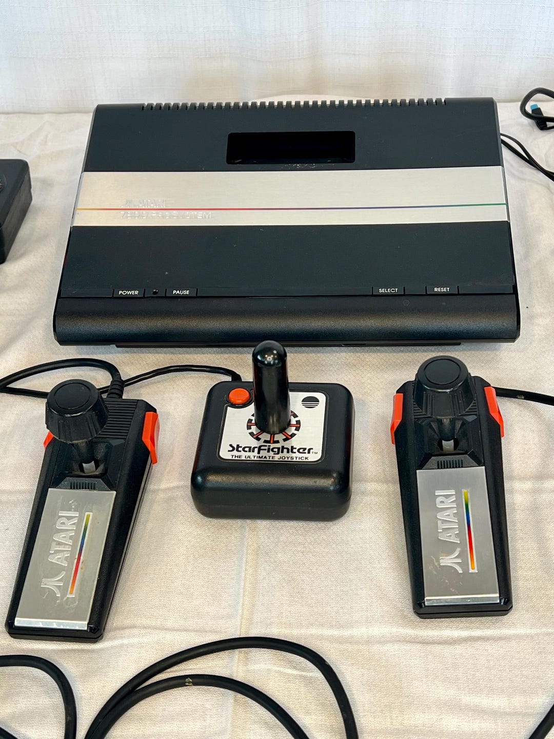 Vintage Atari 7800 Prosystem Video Game Console and Controllers and ...
