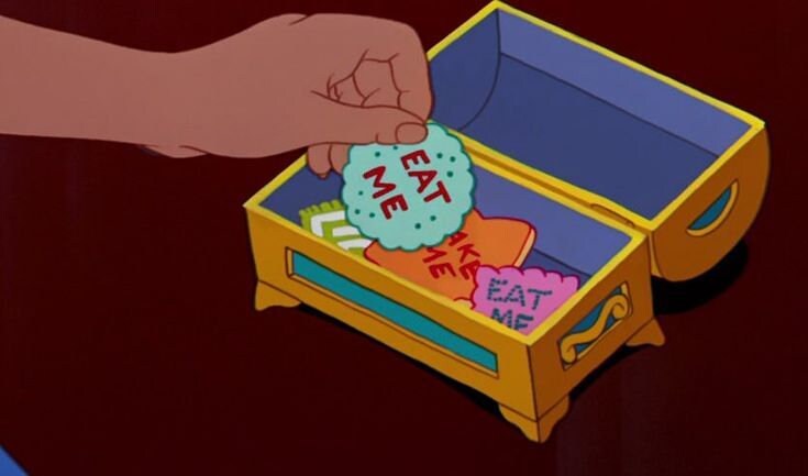 Alice In Wonderland Movie Eat Me