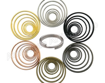 Large Metal Key Ring - Etsy